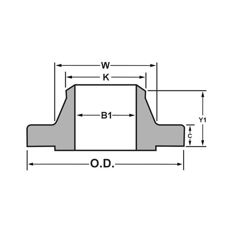 A105 Raised Face Weld Neck Flange Sts Industrial