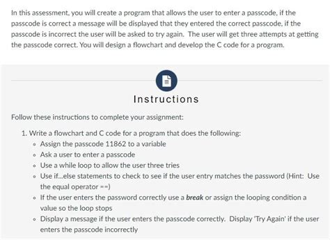 Solved In This Assessment You Will Create A Program That