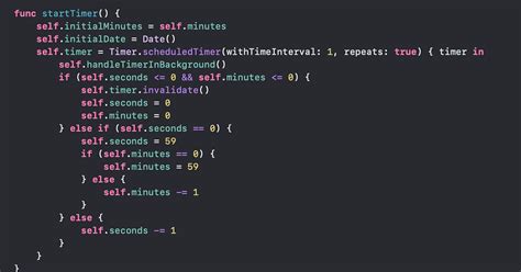 Como Criar Um Timer Que Rode Em Background Em Swift By Pedro Da Matta Medium