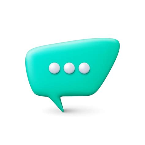 Premium Vector Conversation Bubble 3d Design Speech Balloon Thinking Or Comment Talk Dialogue