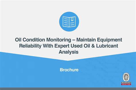 Oil Condition Monitoring Maintain Equipment Reliability With Expert Used Oil And Lubricant