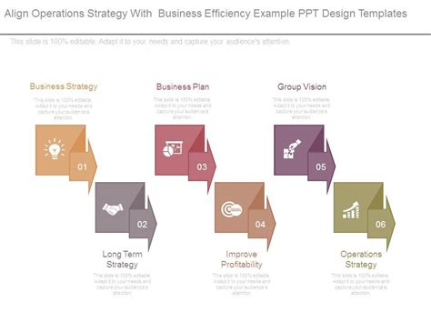 Align Operations Strategy With Business Efficiency Example Ppt Design