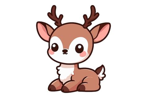 Premium Vector A Cute Dear Vector Illustration