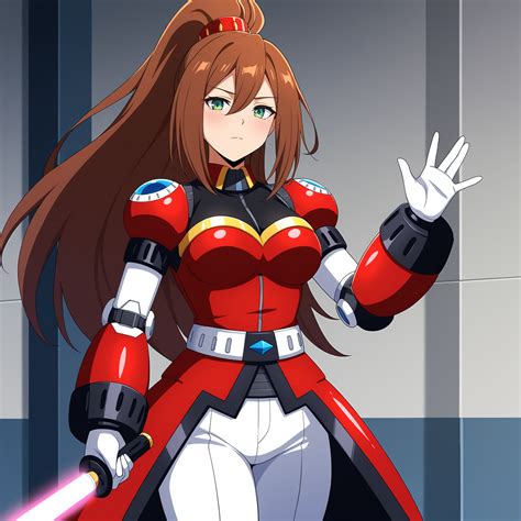 Iris Another Mega Man X Dive｜ai Art Model Pixai