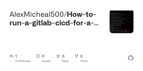 GitHub AlexMicheal How To Run A Gitlab Cicd For A Dockerized Wordpress Website