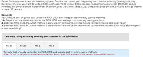 Solved Prepare Income Statements Under The FIFO LIFO A