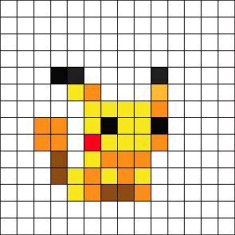 Pikachu Small Pixel Art Artofit