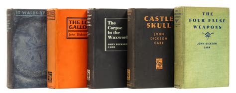 At Auction John Dickson Carr Carr John Dickson The Henri Bencolin