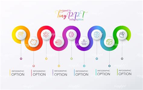 Curved Process Infographic PPT Bulleted List Process Infographic Flow Chart Ppt Web Design