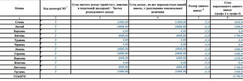 Заповнення додатку ЄСВ 1 до Декларації про майновий стан якщо в окремих місяцях збитки