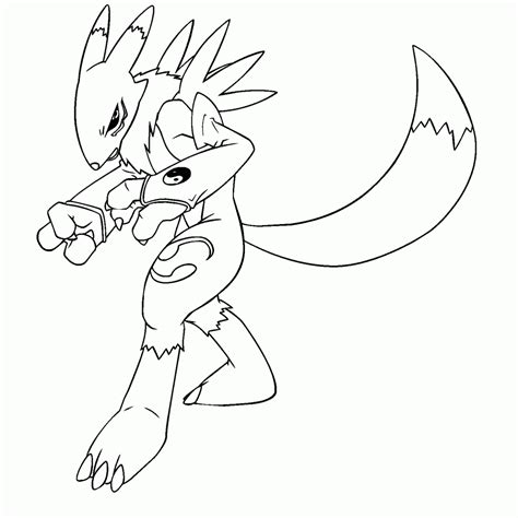 Digmon Coloring Pages
