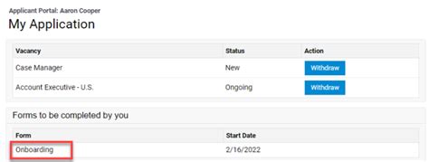 Deploy Forms In The Candidate Portal Recruit