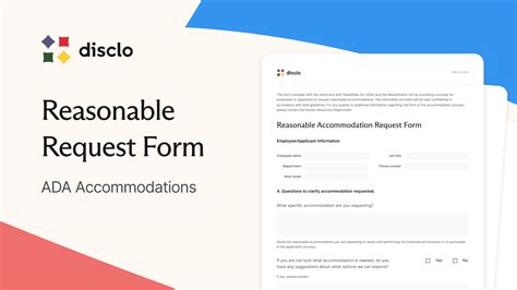 Ada Accommodation Request Form Template 2024 Disclo Resource