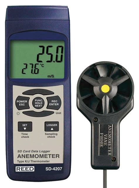 Reed Sd 4207 Data Logging Vane Thermo Anemometer