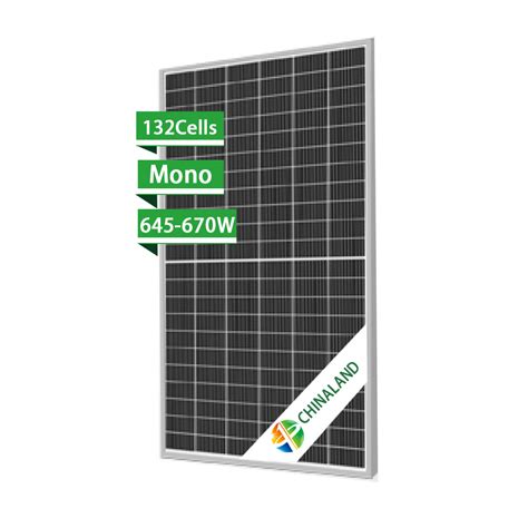 New Process High Output Power 645w 670w Solar Panel Oem Household