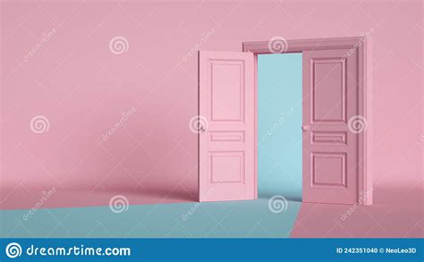 3d rendering of open empty red shipping container side view isolated on