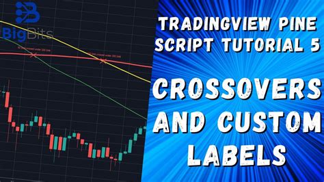 tradingview crossovers and custom labels pine script tutorial 5 youtube