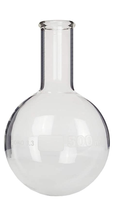 Gsc International Ffb500 Round Bottom Florence Boiling Flask Standard Neck 500ml Capacity