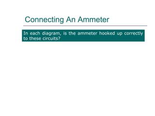 Ammeter And Voltmeter PPT