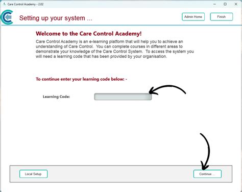Accessing Care Control Academy Care Control Learning Hub