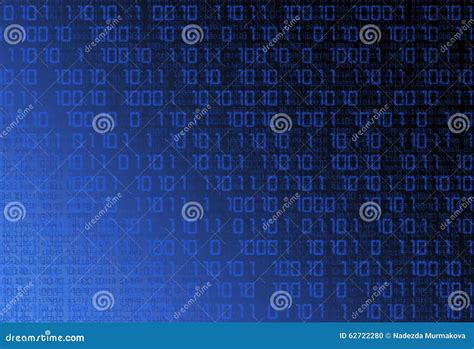Technology Binary Background Stock Illustration Illustration Of
