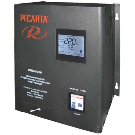 Стабилизатор напряжения Ресанта СПН-9000 купить по низкой цене с ...