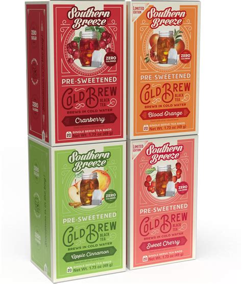 Southern Breeze Cold Brew Sweet Tea Variety Pack Iced Tea