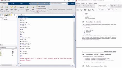 MATLAB BÁSICOS ESTRUCTURA IF ELSE END YouTube