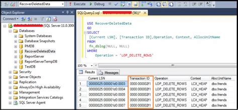 How To Recover Deleted Rows In Sql Server