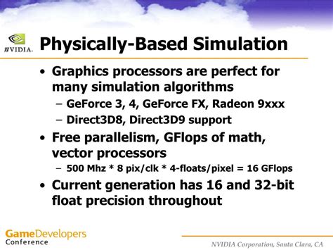 Ppt Physically Based Simulation On Graphics Hardware Powerpoint