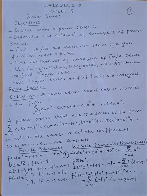 Week 5 Notes Pdf