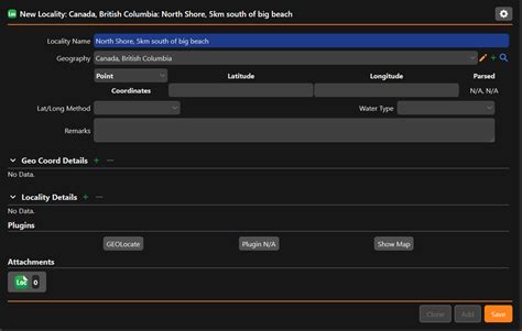 Structuring A Locality Data Documentation