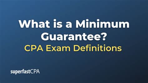 What Is The Minimum Guarantee Superfastcpa Cpa Review