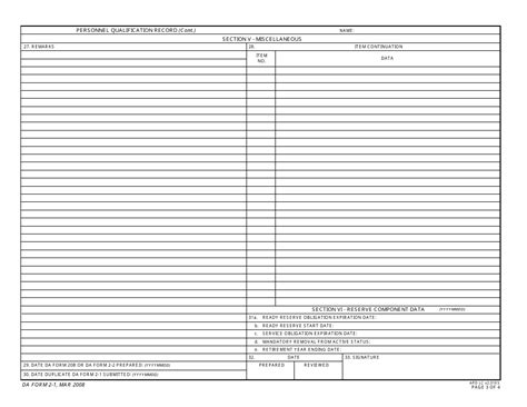Da Form 2 1 Fill Out Sign Online And Download Fillable Pdf Templateroller