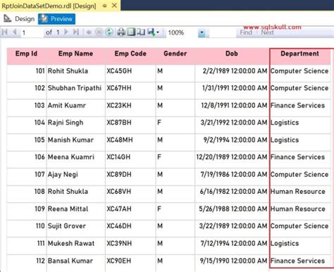 join two datasets in ssrs sqlskull