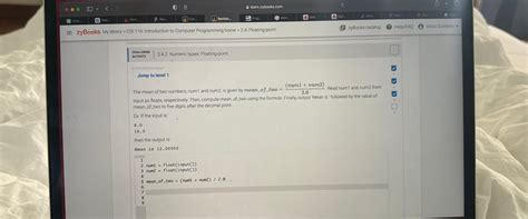 Solved ﻿zybooks My Library ﻿cis 116 Introduction To