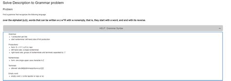 Solved Solve Description To Grammar Problem Problem Find A Chegg