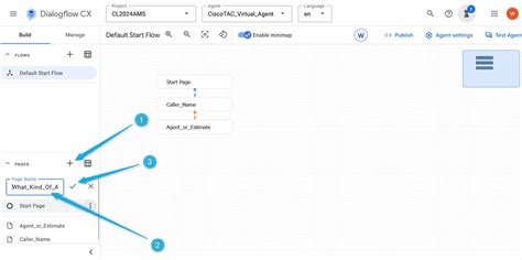 Configure Dialogflow Cx Virutal Agent Cisco