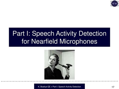 Ppt Speech Detection Classification And Processing For Improved Automatic Speech Recognition