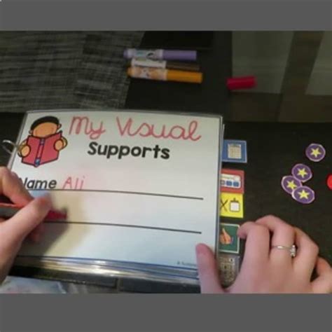 Personal Supports Folder Classroom Organisation Visuals Schedules And Strategies