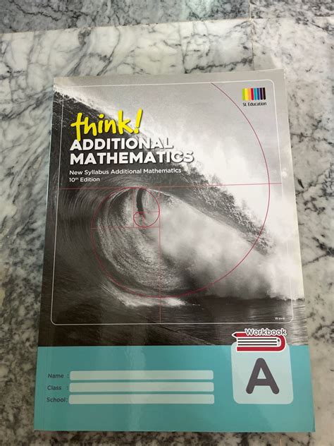 Additional Mathematics Workbook Hobbies And Toys Books And Magazines