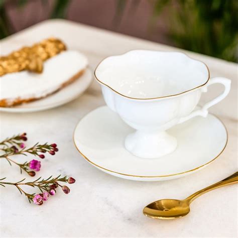 Чашка з блюдцем чайна форма Наташа малюнок Золота стрічка ІФЗ купити в Україні Імператорський