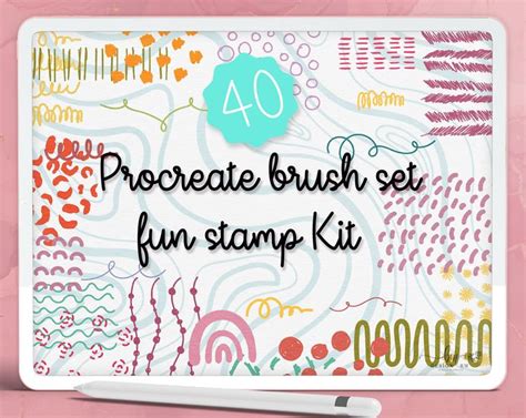 Fun Brush Set For Procreate Procreate Procreateart Procreatetutorial Procreatebrushes
