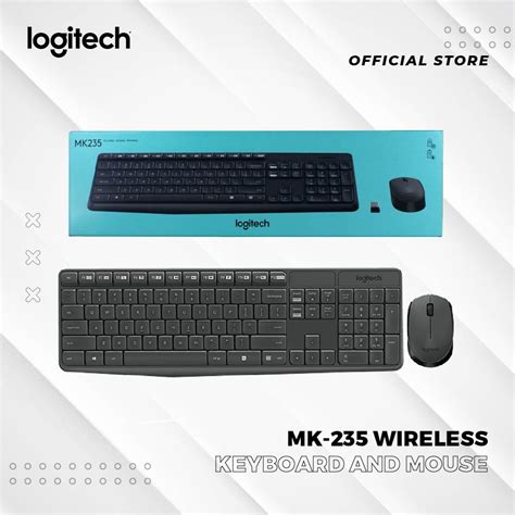 Jual Logitech Mk235 Keyboard And Mouse Combo Wireless Shopee Indonesia