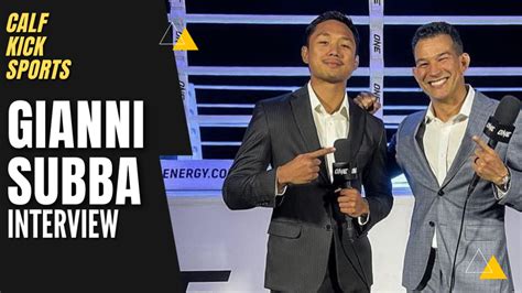 Gianni Subba Interview Muay Thai One Championship And New Gym