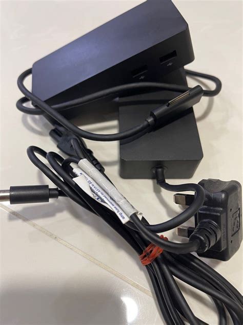 Microsoft Surface Dock Black Usual Computers Tech Parts Accessories Cables