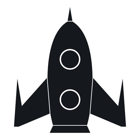 Rocket Icon Simple Style 14630177 Vector Art At Vecteezy