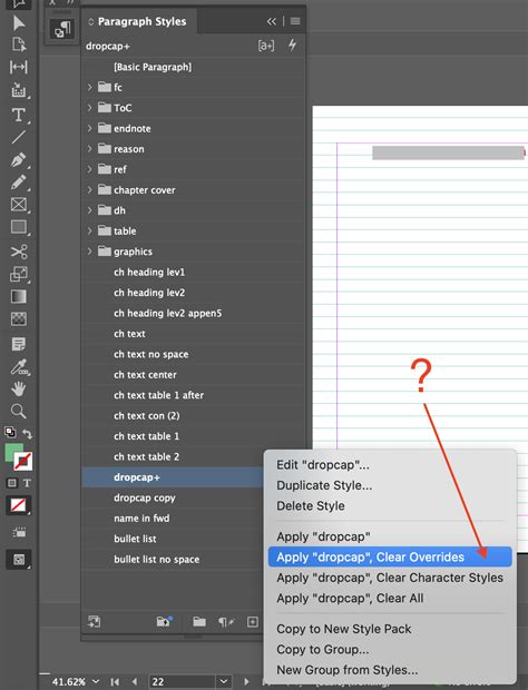 Solved How To Remove Override In Styles Adobe Product Community