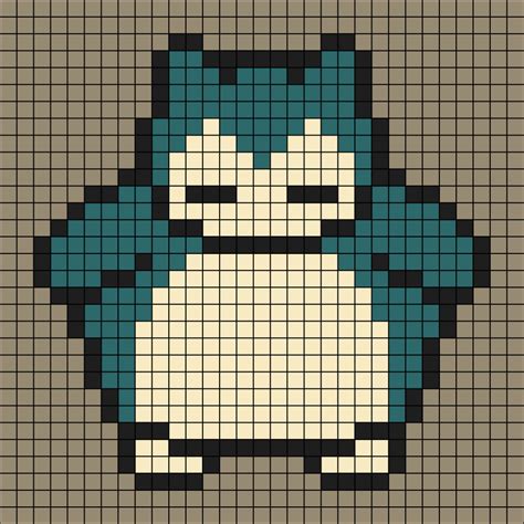 Snorlax Pixel Art