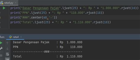 Perataan String Pada Pemrograman Python Pt Proweb Indonesia